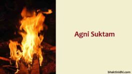 Agni Suktam in English Lyrics and Meaning